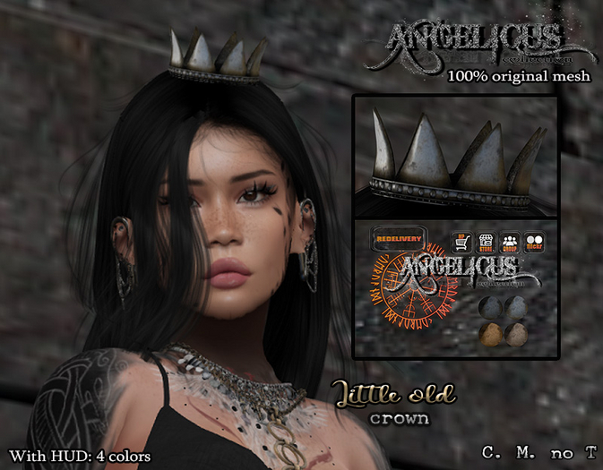 Second Life Marketplace - :ANGELICUS: Little old crown